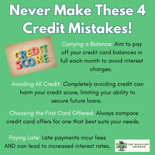 The 5 Credit Mistakes You Should Never Make - The Wealthy Thinker