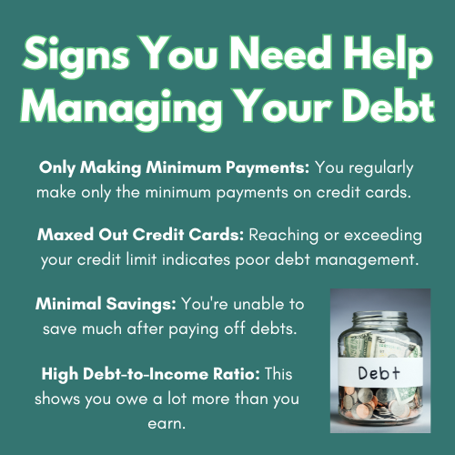 9 Signs You Need Help Managing Your Debt & 3 Ways to Handle it - The ...